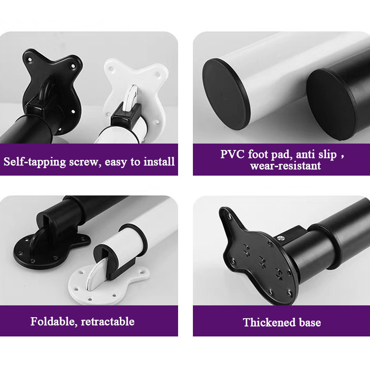 Wholesale High Quality Folding Table Leg table legs metal Telescopic ...