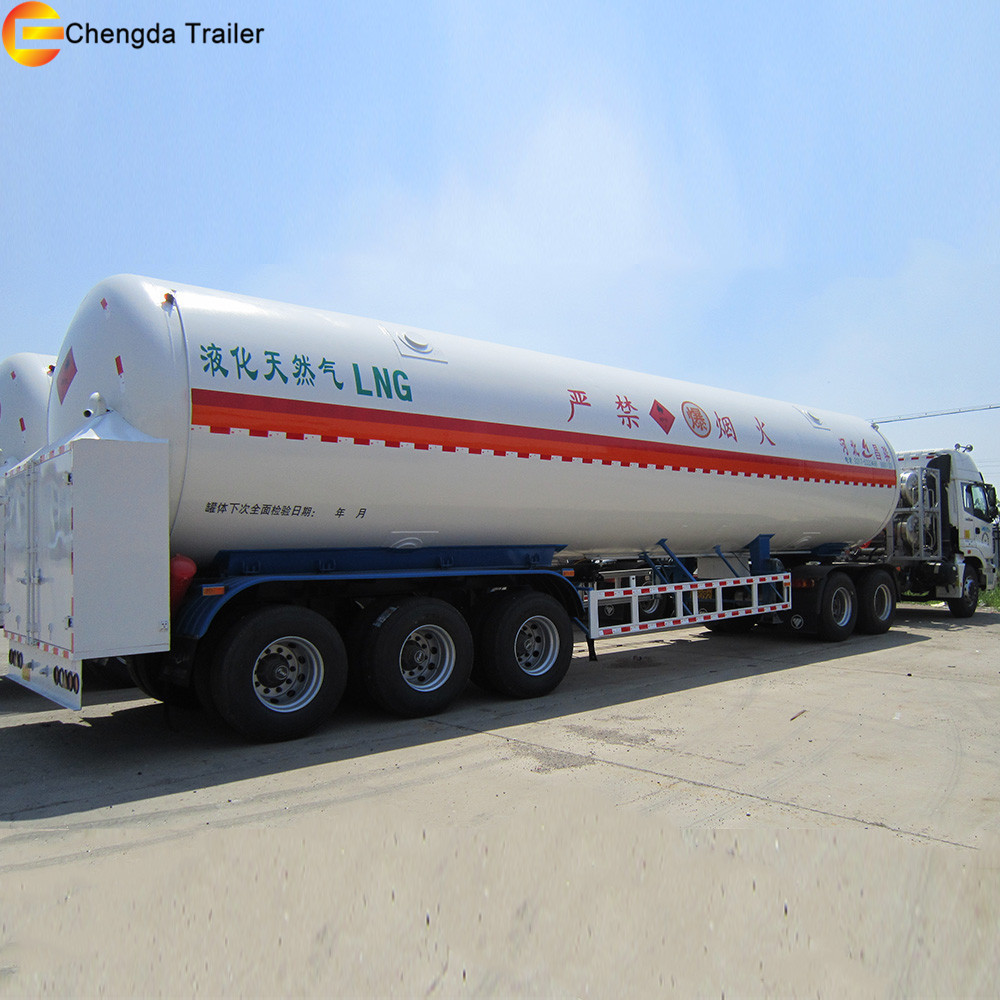 Chengda 3 4 Axle Oil Tanker Trailer LPG/LNG/CNG Tanker Truck Chemical ...