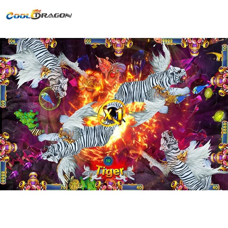 ALIEN VS RED DRAGON Fish Game Arcade Fishing Table Machine ...