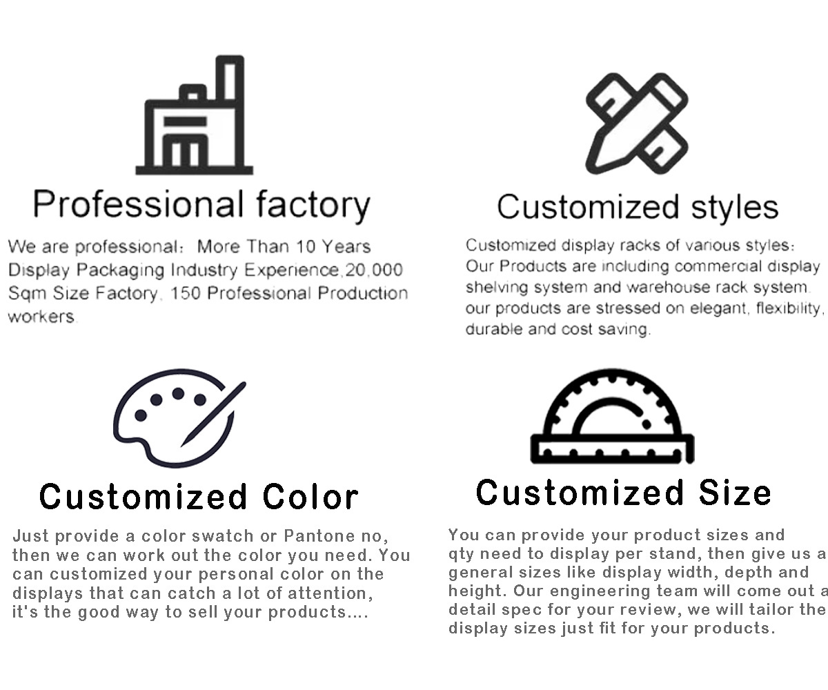 Hardware Tool Store Display Keychain Sock Hair Extension Corrugated ...