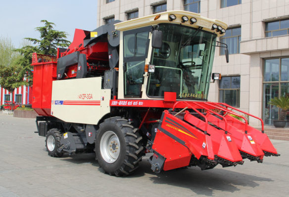 china mini 2 Rows 3 rows 4 rows Self Propelled small sweet combine corn ...