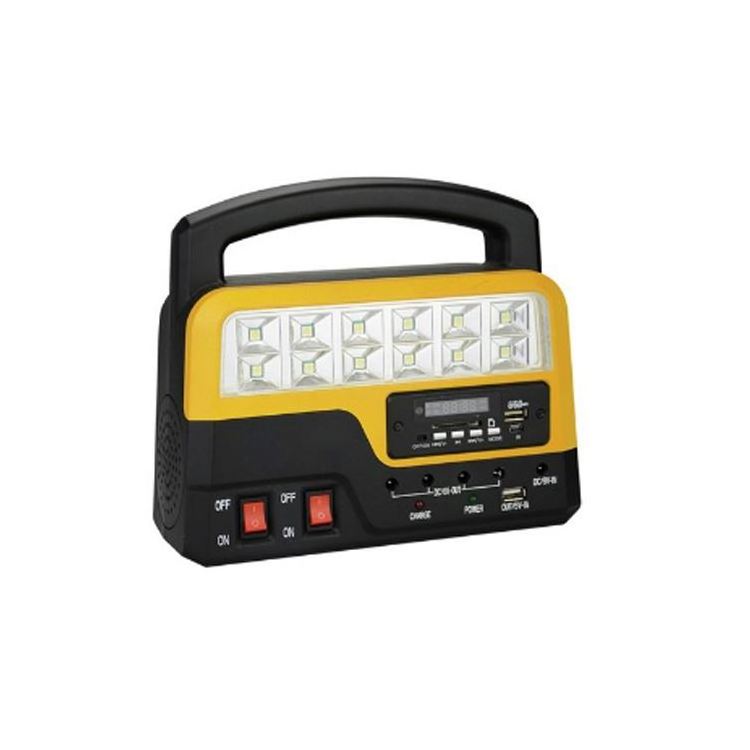 Solar Home System Kit Include 9W Solar Panel / 3W Bulbs / Mobile Charge ...