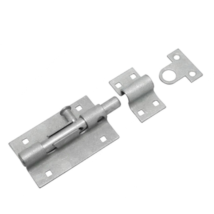 Heavy Duty Padlock Stainless Steel Black Bolt Latches Barrel Tower Bolt ...