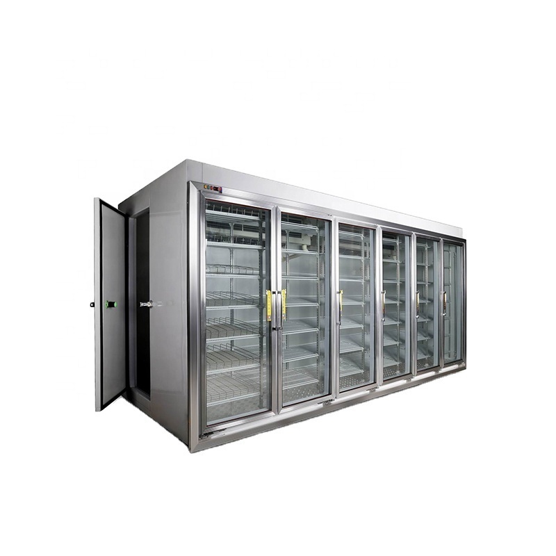 Walk in cooler with display glass doors cold room | Bestsuppliers.com