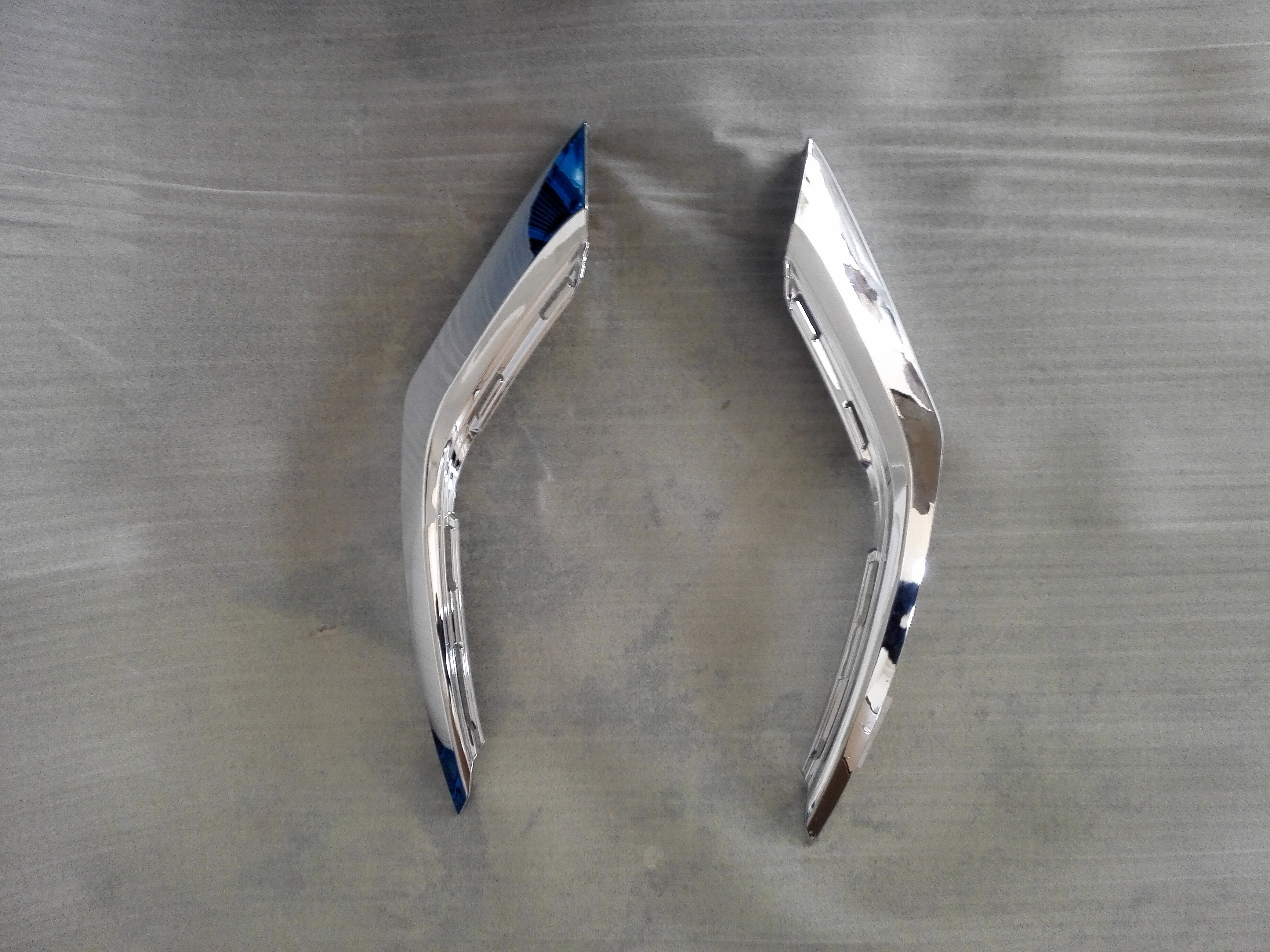 car body kits front bumper chrome lower for outlander 2016 2017 2018 ...