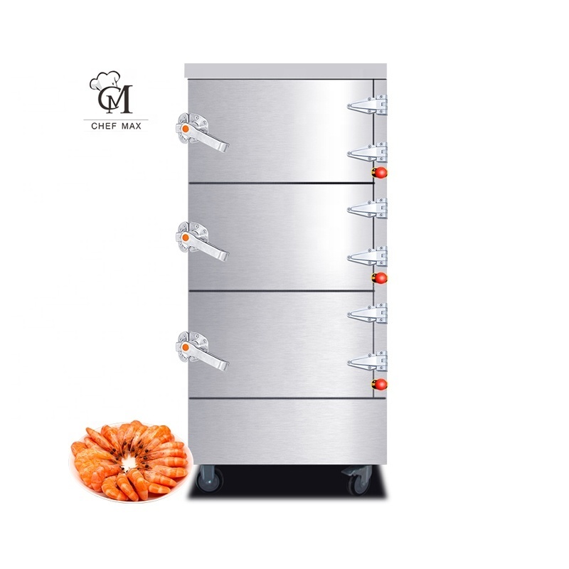 Custom Intelligent 12KW Commercial Seafood Steamer Rice Steamer ...