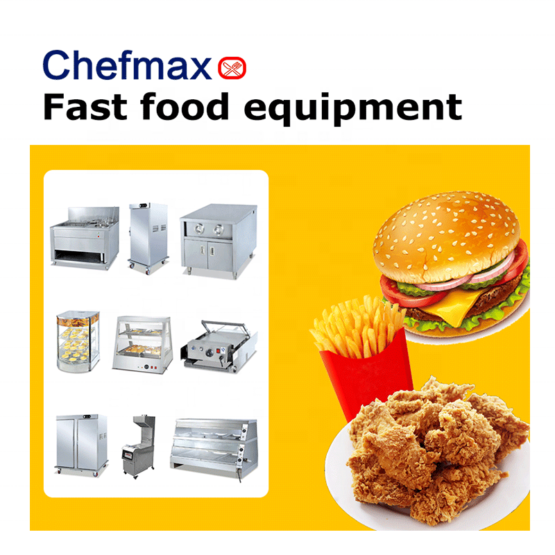 Stainless Steel Kfc Mcdonald Burger Commercial Fast Food Kitchen ...