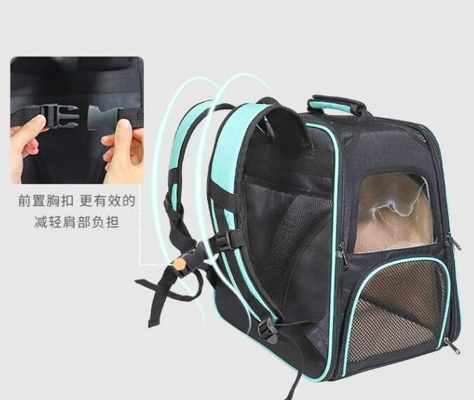big volume luxury expandable dog cat backpack wheeled trolley pet ...