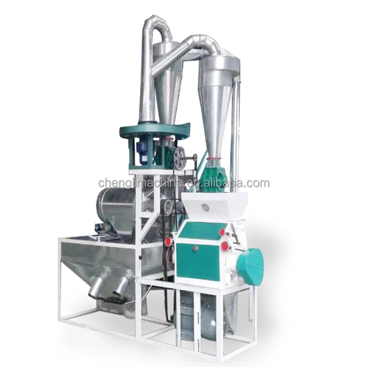 Super White Flour maize samp maize meal maize grits milling machine ...