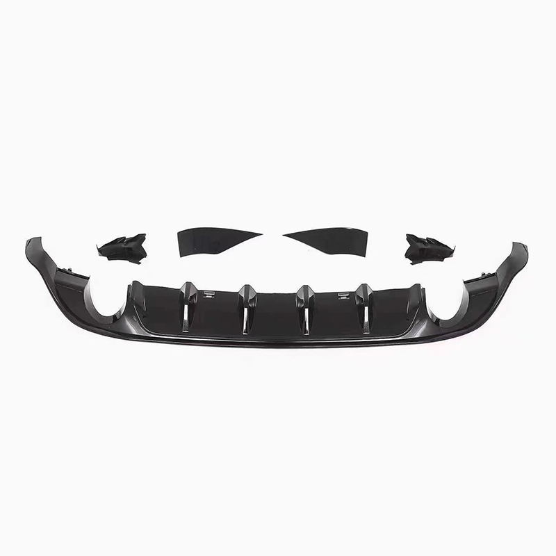 ABS Gloss Black Rear Bumper Lip Diffuser For VW Golf MK7.5 GTI 2017 ...