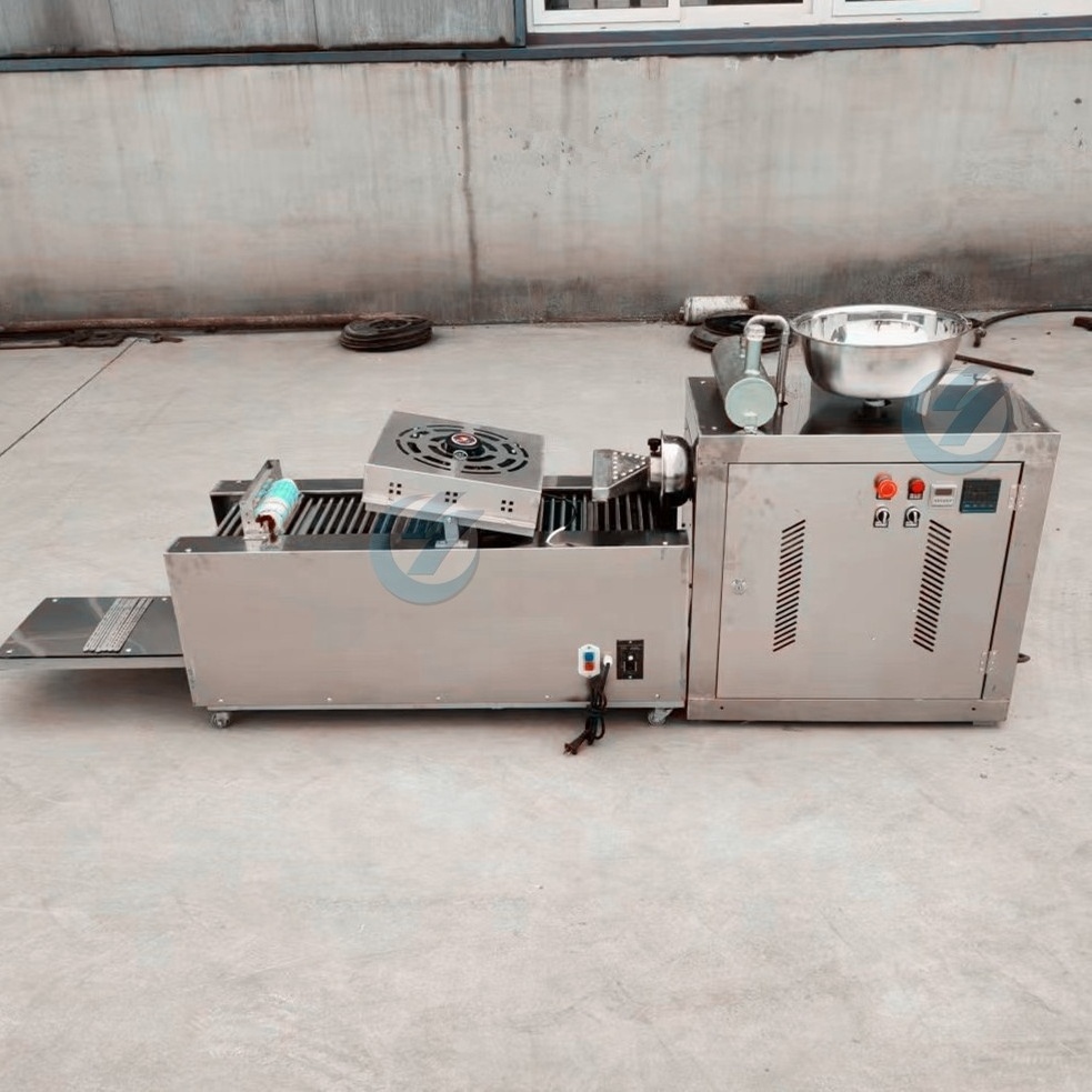 Fresh cold noodle machine line rice noodles roll steamer machine ...