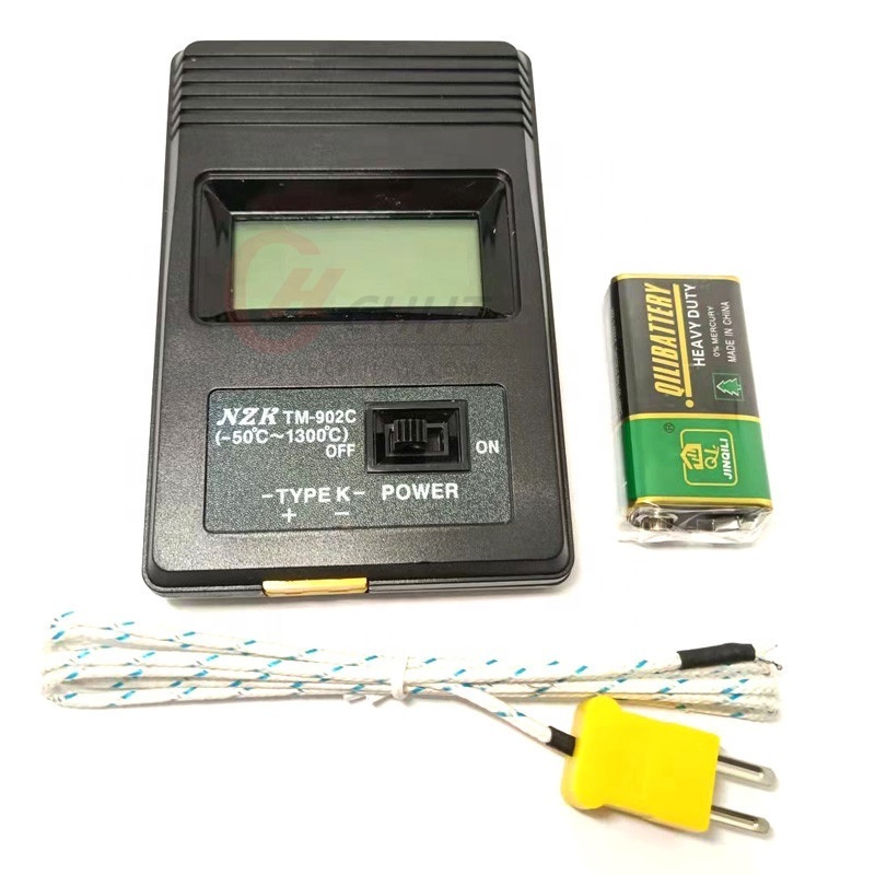 Temperature indicator K type thermocouple connected direct reading ...