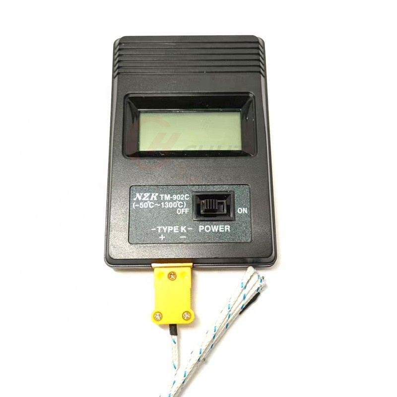 Temperature indicator K type thermocouple connected direct reading ...