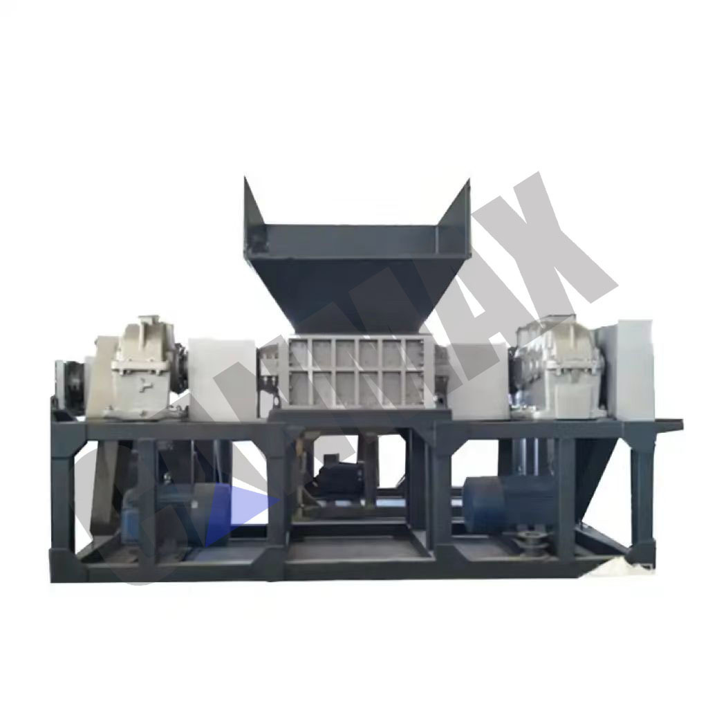 Genuine Waste Shoe Autofeed Paper Blade Double-Shaft Shredder ...
