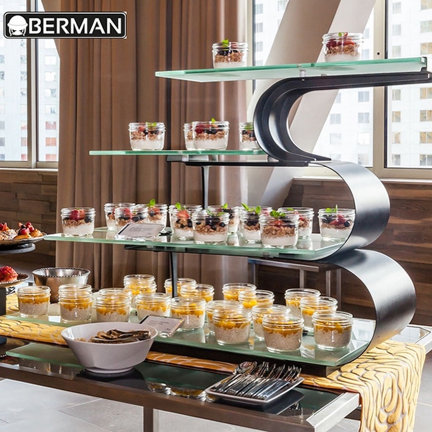 Guangzhou hotel supplies catering display cafeteria equipment afternoon ...