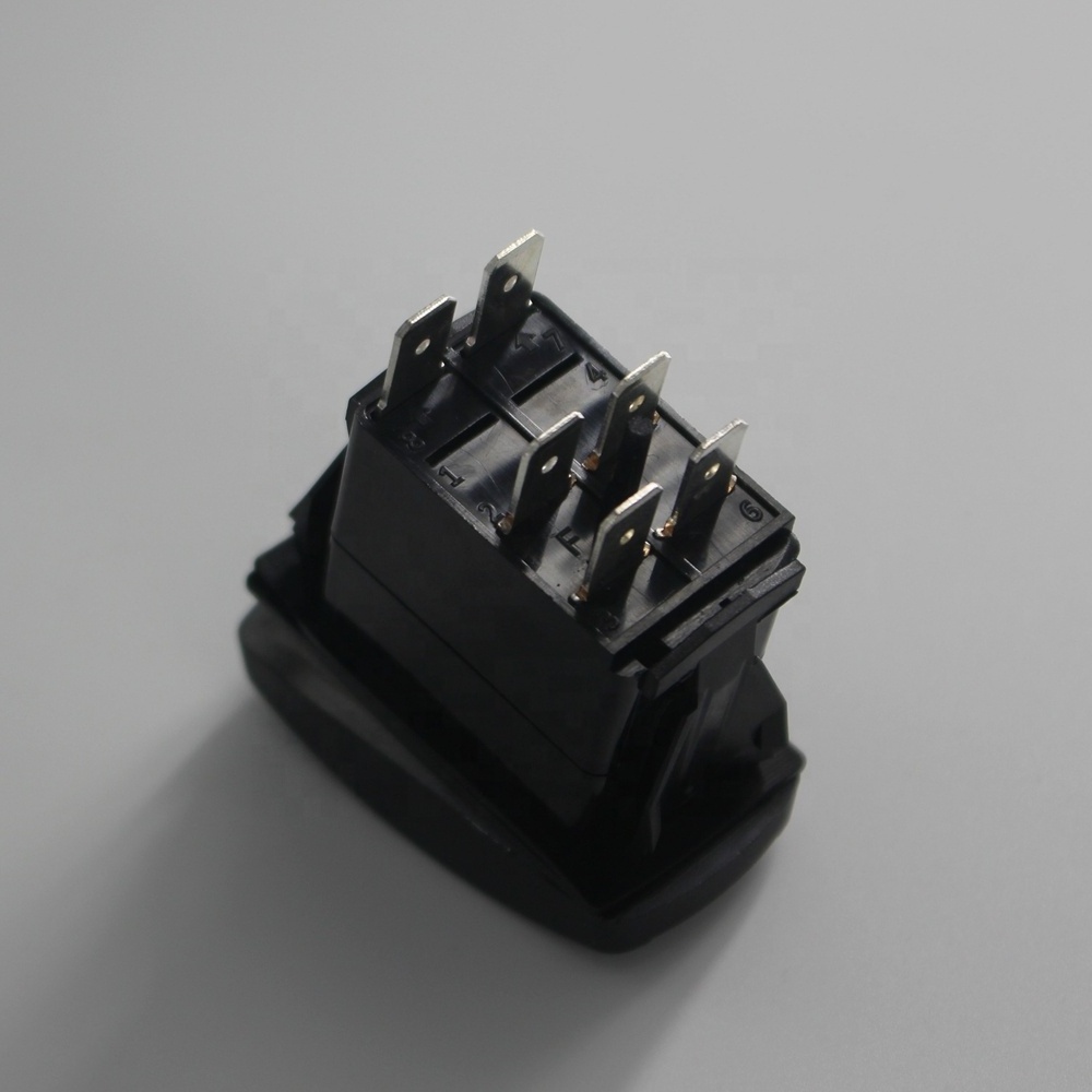 ON-OFF-ON 4 PIN Toggle Switch Panel Pre-Wired Rocker Switch SPST 12V ...
