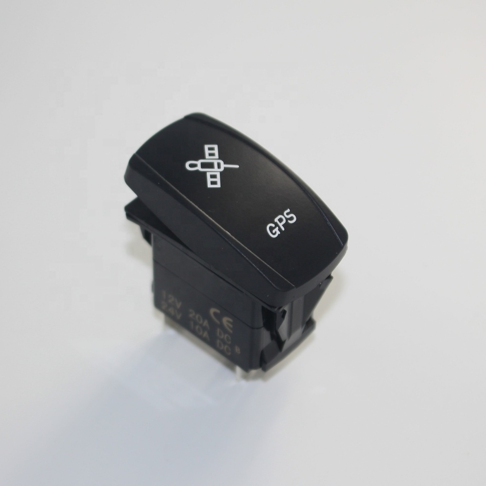 ON-OFF-ON 4 PIN Toggle Switch Panel Pre-Wired Rocker Switch SPST 12V ...