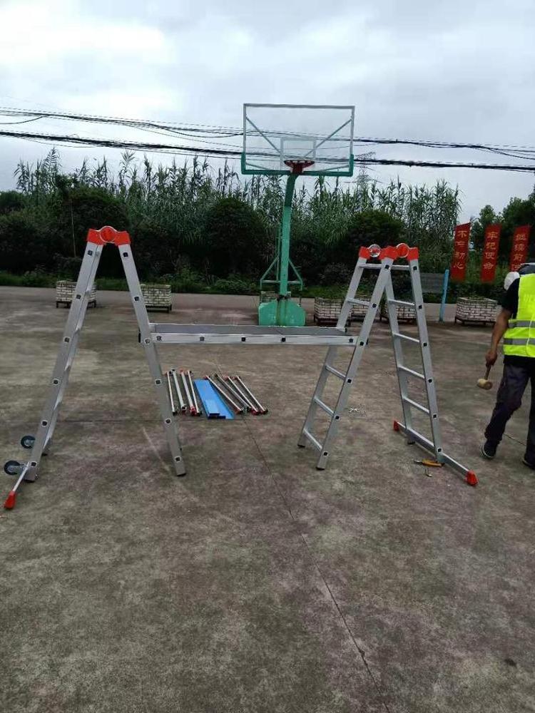 Aluminium multipurpose professional telescope extension ladder ...