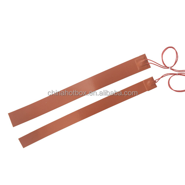 Long silicone rubber heating element for incubator with knob thermostat ...