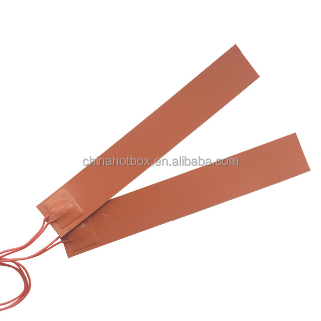 Long silicone rubber heating element for incubator with knob thermostat ...