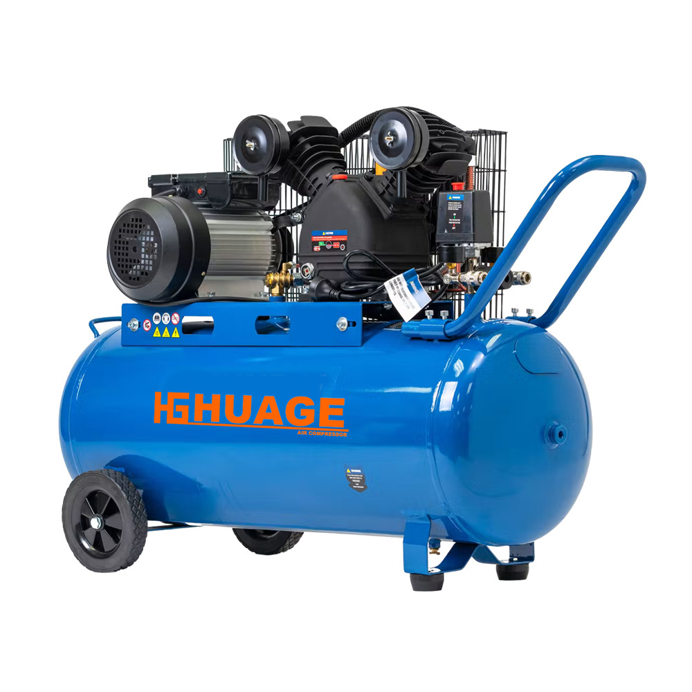 220V 3HP electric motor 10bar/145PSI portable belt driven air ...