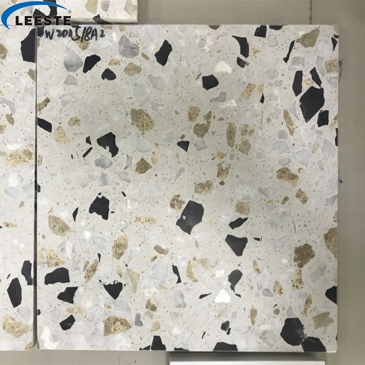 High end project flooring tile wall tile Alabaster Mixed Chip Terrazzo ...
