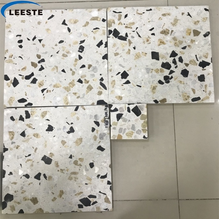 High end project flooring tile wall tile Alabaster Mixed Chip Terrazzo ...