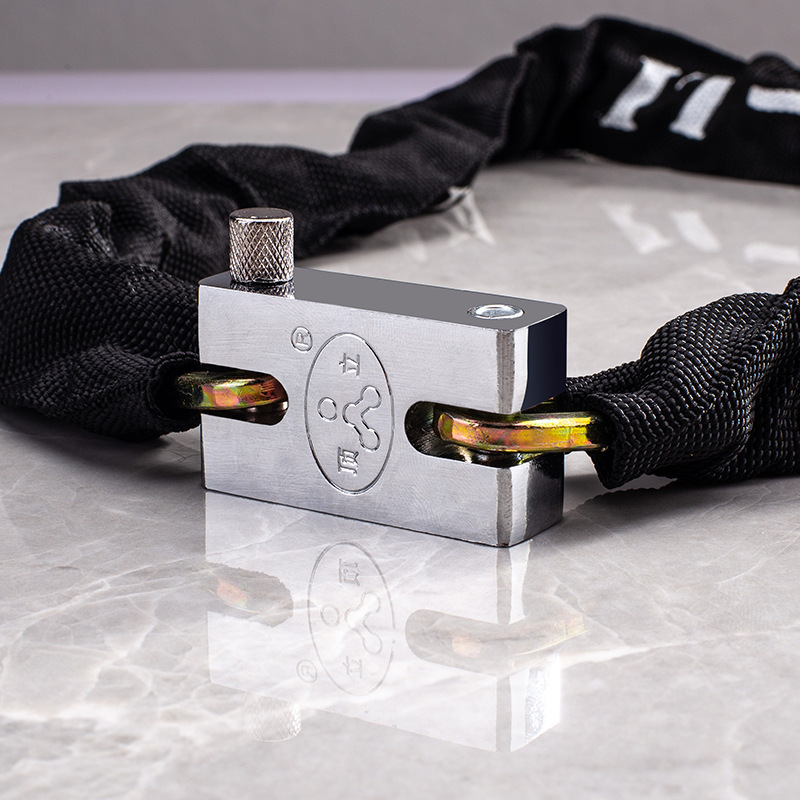 Door Lock Bike Chain Lock Safe Metal Anti-Theft Heavy Duty Chain Lock ...