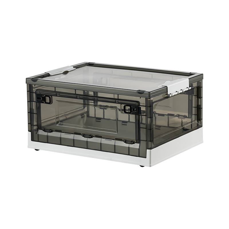 Modern Design Transparent PP Folding Storage Boxes Multifunction ...