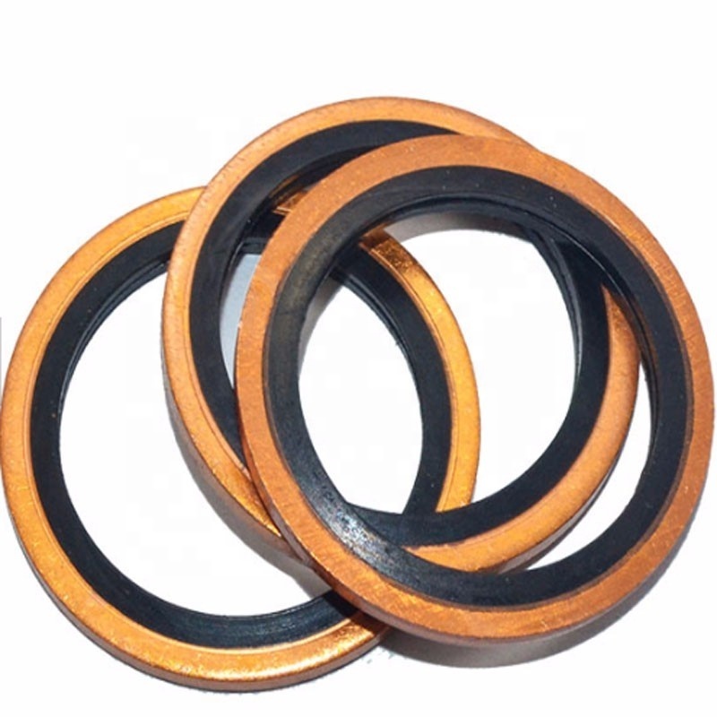 M14 combined sea ring metal rubber compound bonded washer fit M8 M10 ...