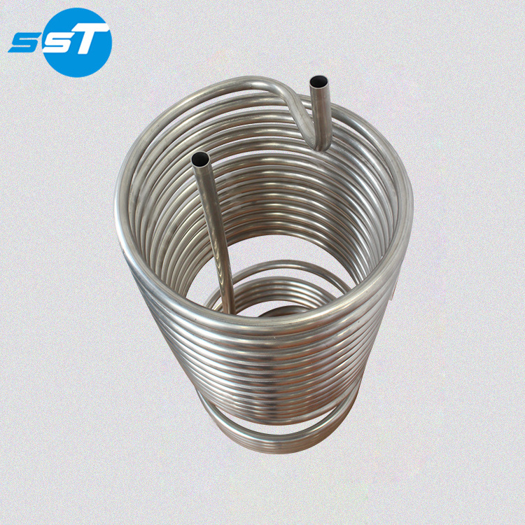 SST helical coil type heat exchanger,stainless steel heat exchanger ...