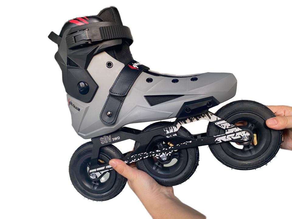 YSMLE Hard boot SUV frame mounting 3 wheels 125mm tubeless tires off ...