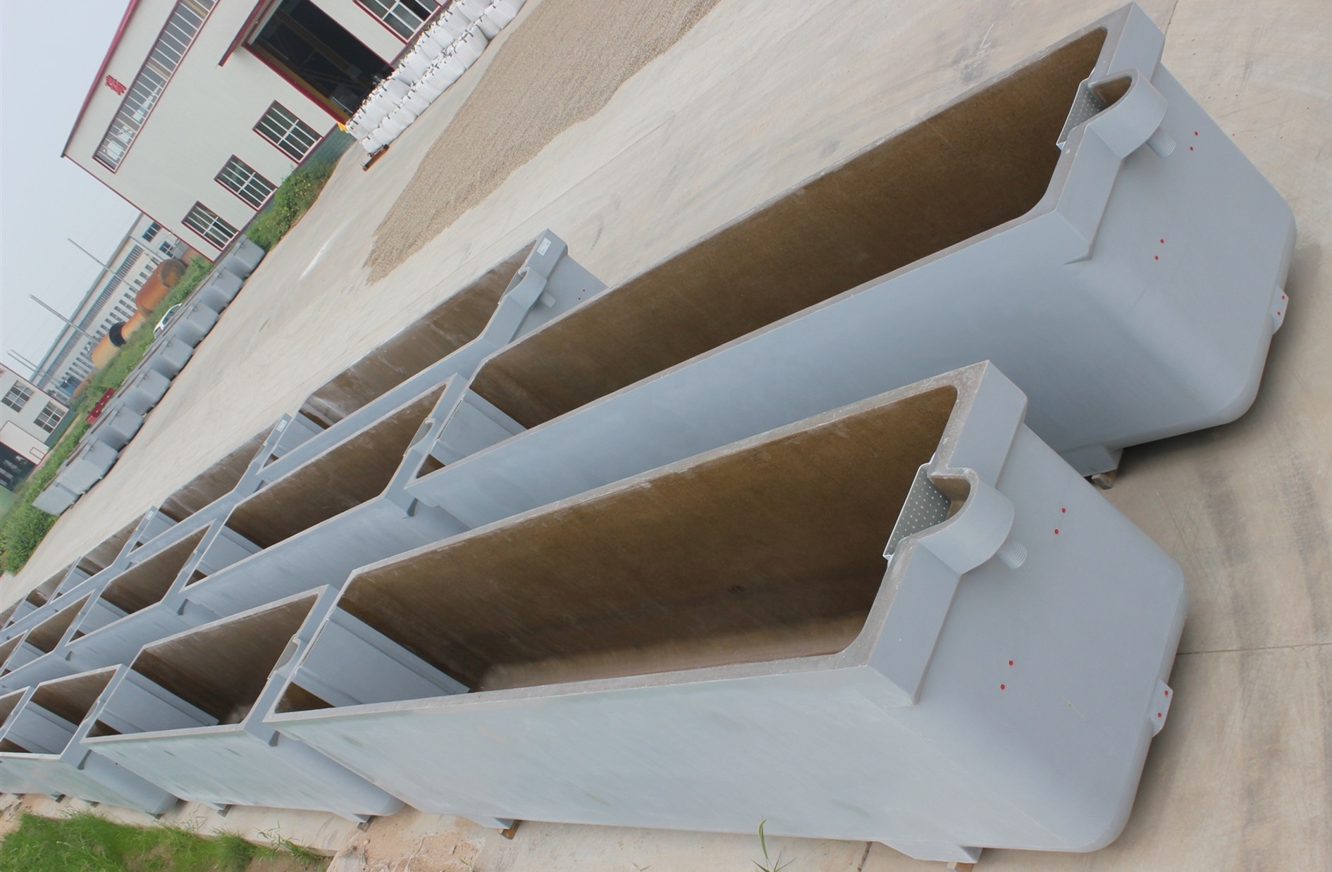 Industrial FRP Electrolytic Tank, FRP Electrolyser for Lead Gold Silver ...