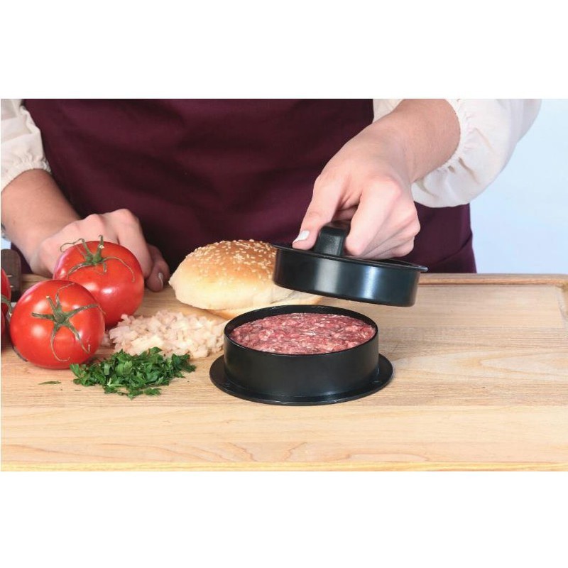 Round Shape Hamburger Press Meat Pie Non Stick Chef Cutlets Ground Meat ...