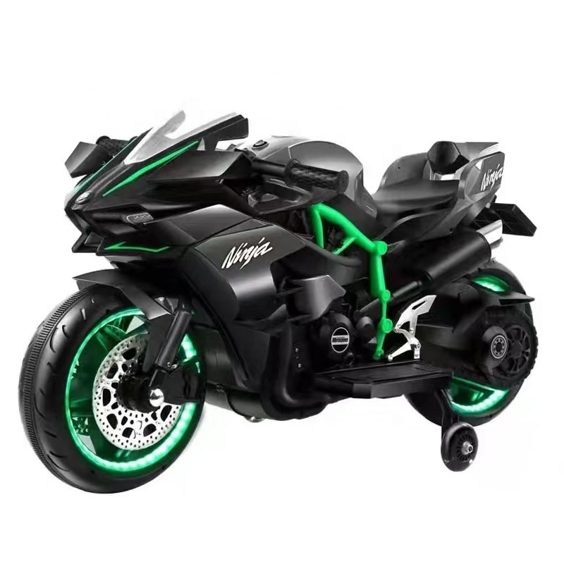 top selling 4 wheel 12V electric battery powered ride on toy bike baby ...