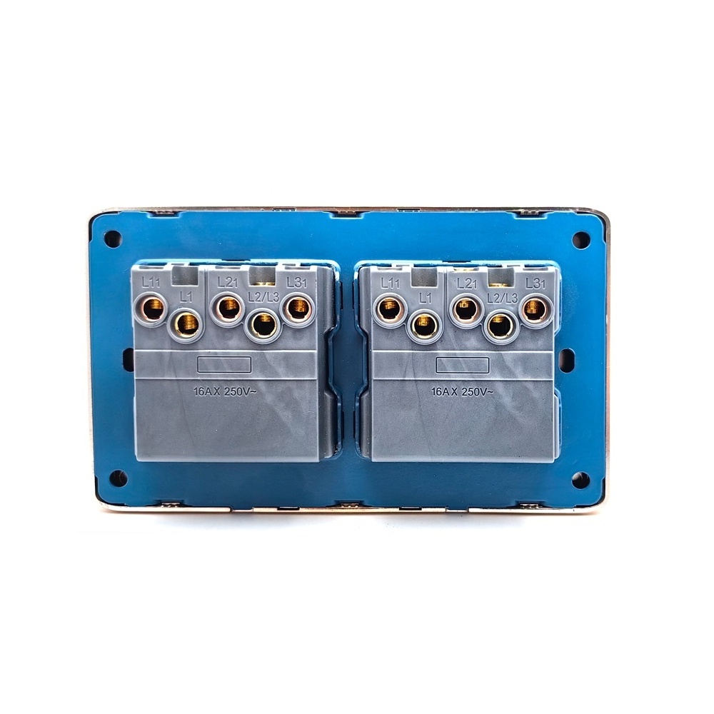 Wholesale 6 Gang Switch Stainless Steel Switch 16A Wall Switch ...