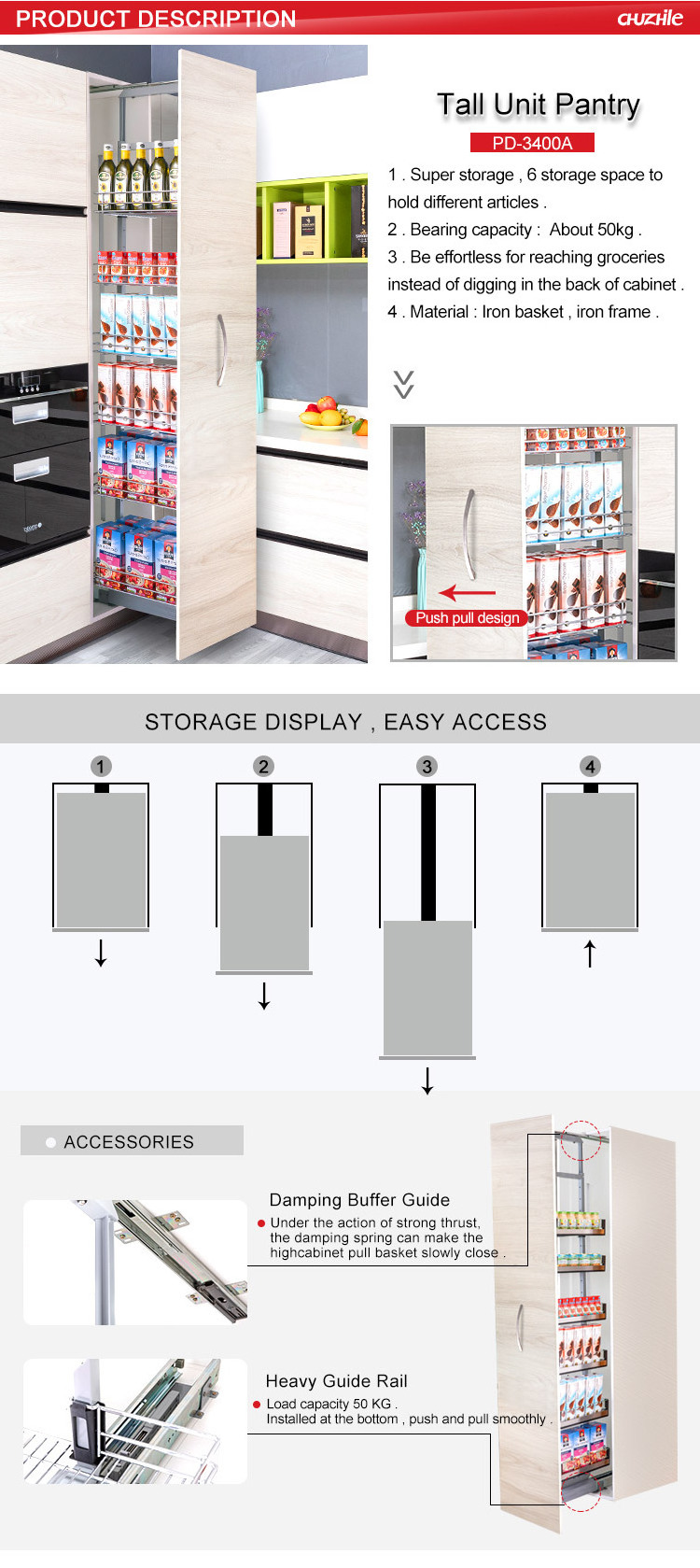 400mm pantry store