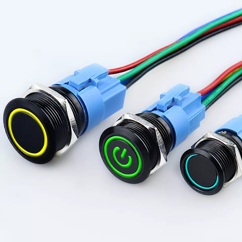 On Off PC Power Metal Waterproof Push Button Switch 12v for Car ...