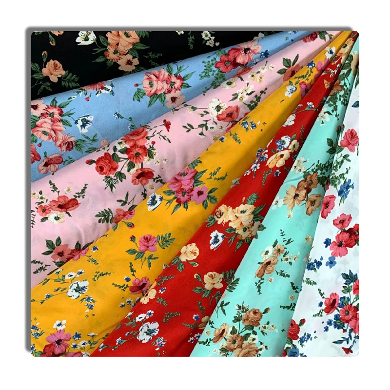 95%polyester 5% spandex 4 way spandex poplin fabric for clothes ...