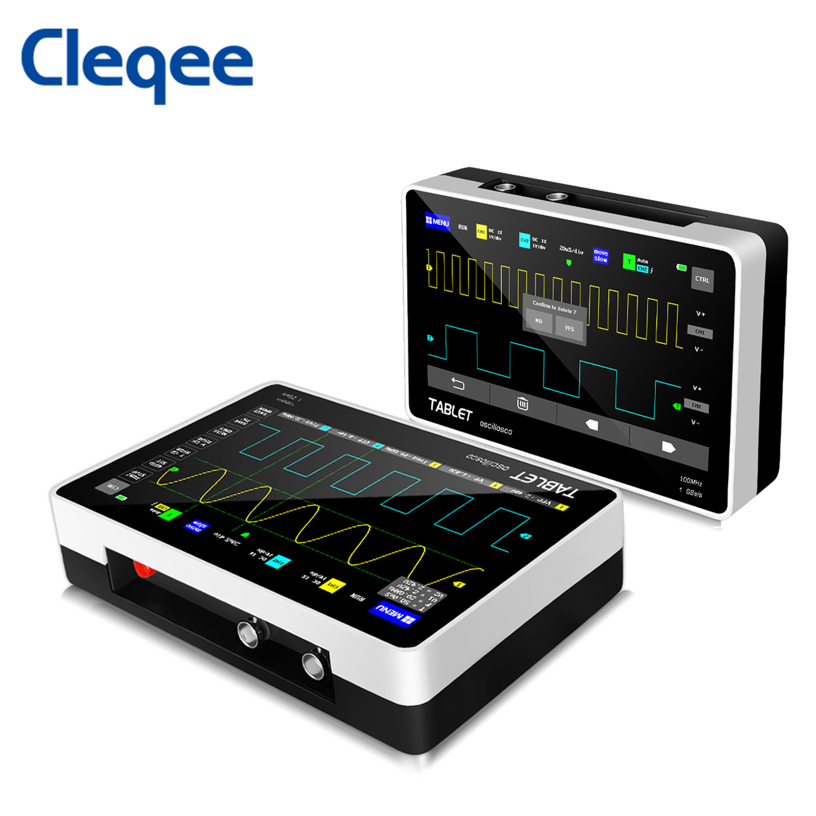 Digital tablet oscilloscope dual channel 100M bandwidth 1GS sampling ...