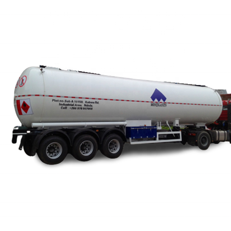Super quality design 61900Litres LPG liquid gas storage tank trailer ...