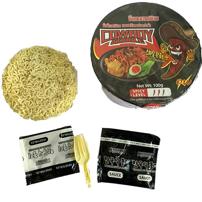 Asian Chinese Spicy Chicken Customized Flavour Korean Cup Bowl Packet Ramen Instant Noodle BestSuppliers