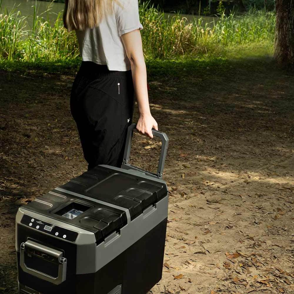 ice maker + freezer 12v 24V DC Battery Power Portable Compressor ...