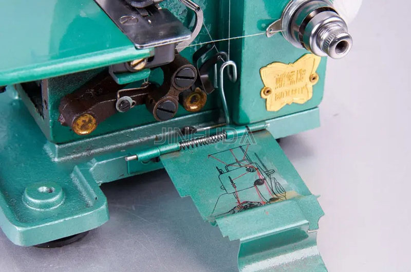 Speed Adjustable Sewing Machines Mini Overlock Industrial Interlock ...