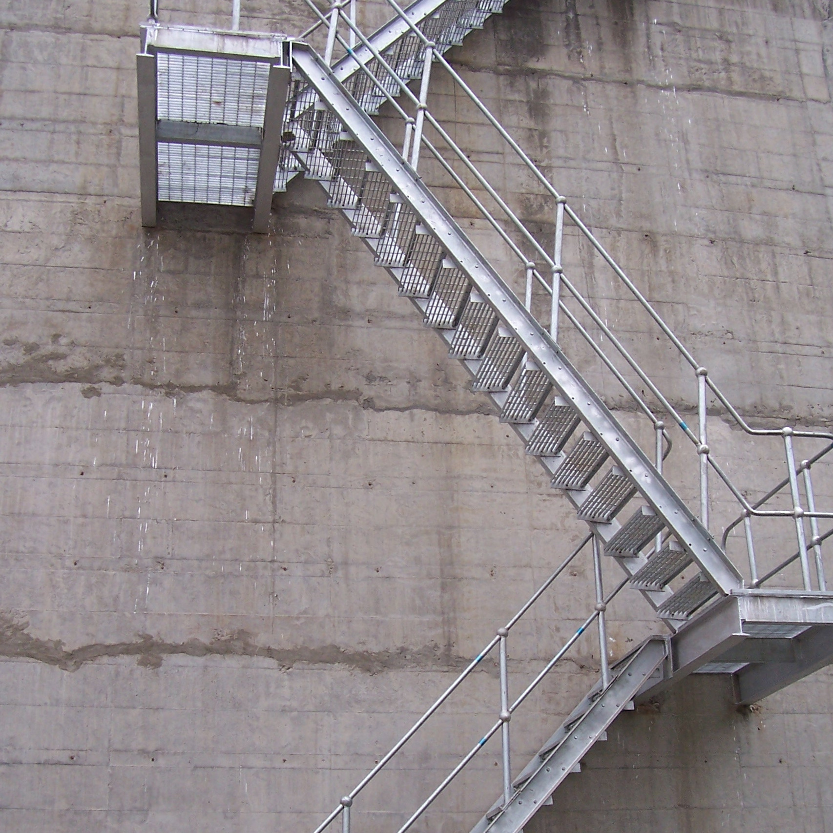 Outdoor gi galvanized stainless steel railing stair railing in ...