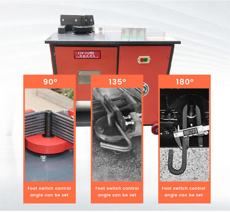 The new automatic steel bar hoop bender 380V electric rebar stirrups ...