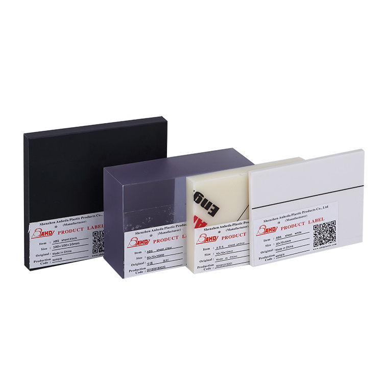 Thickness 1mm to 200mm Yellow / Black ABS Sheet/ ABS Board Sheet ...