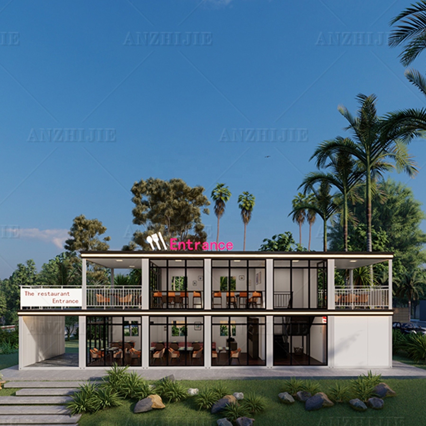 Prefabricated fast food container restaurant for sale | Bestsuppliers.com