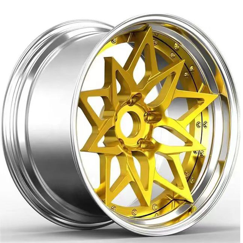 Car Rims Silver And Gold 17 18 19 20 21 22 24 Inch Aluminum Doublock ...