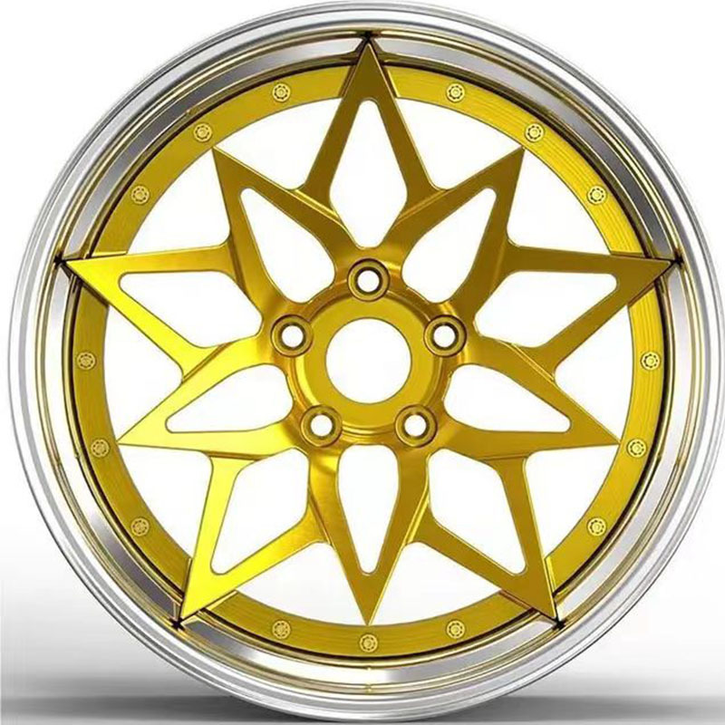 Car Rims Silver And Gold 17 18 19 20 21 22 24 Inch Aluminum Doublock ...